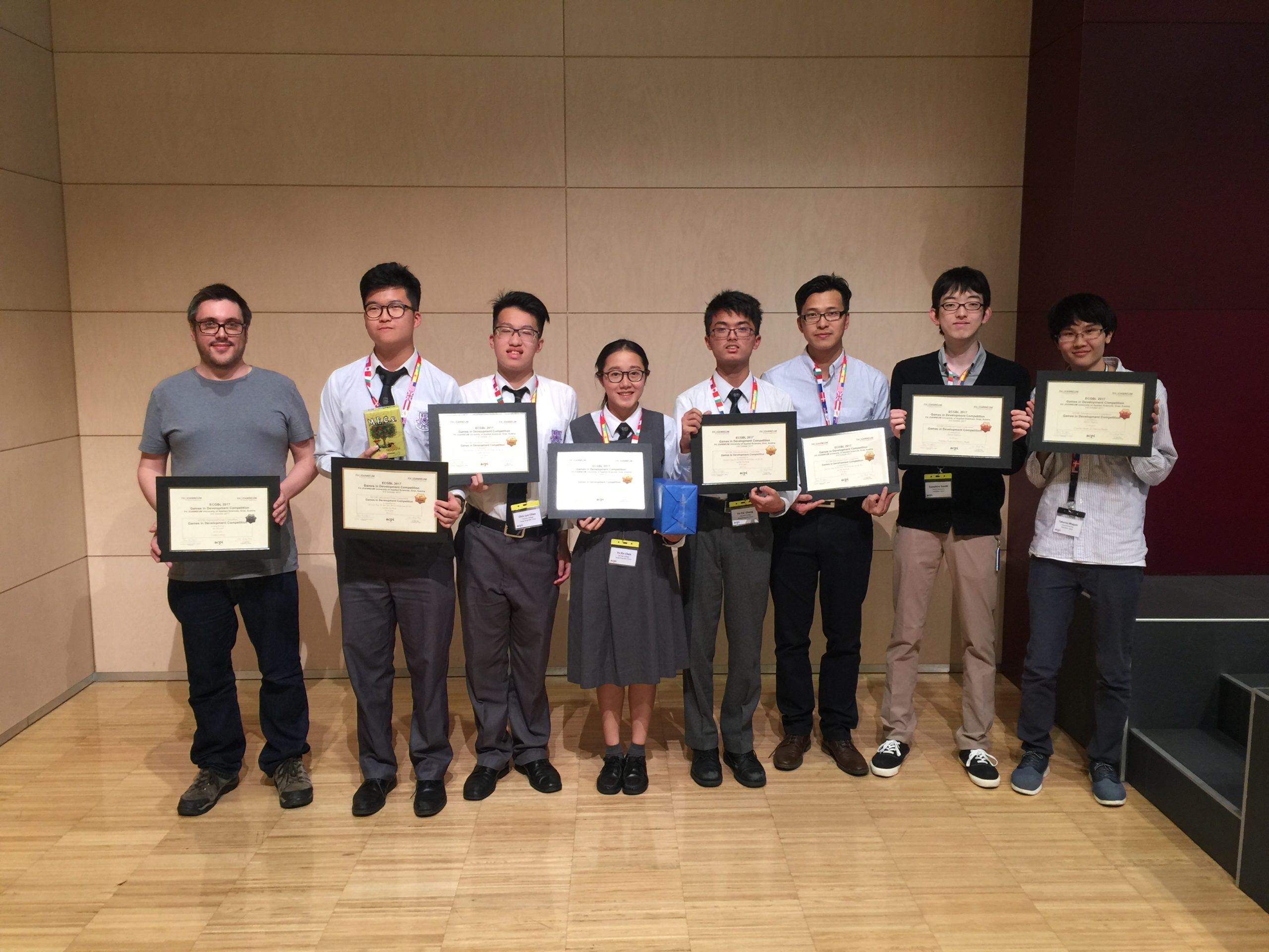 5th International Educational Games Competition at ECGBL 2017 - 萬鈞伯裘書院