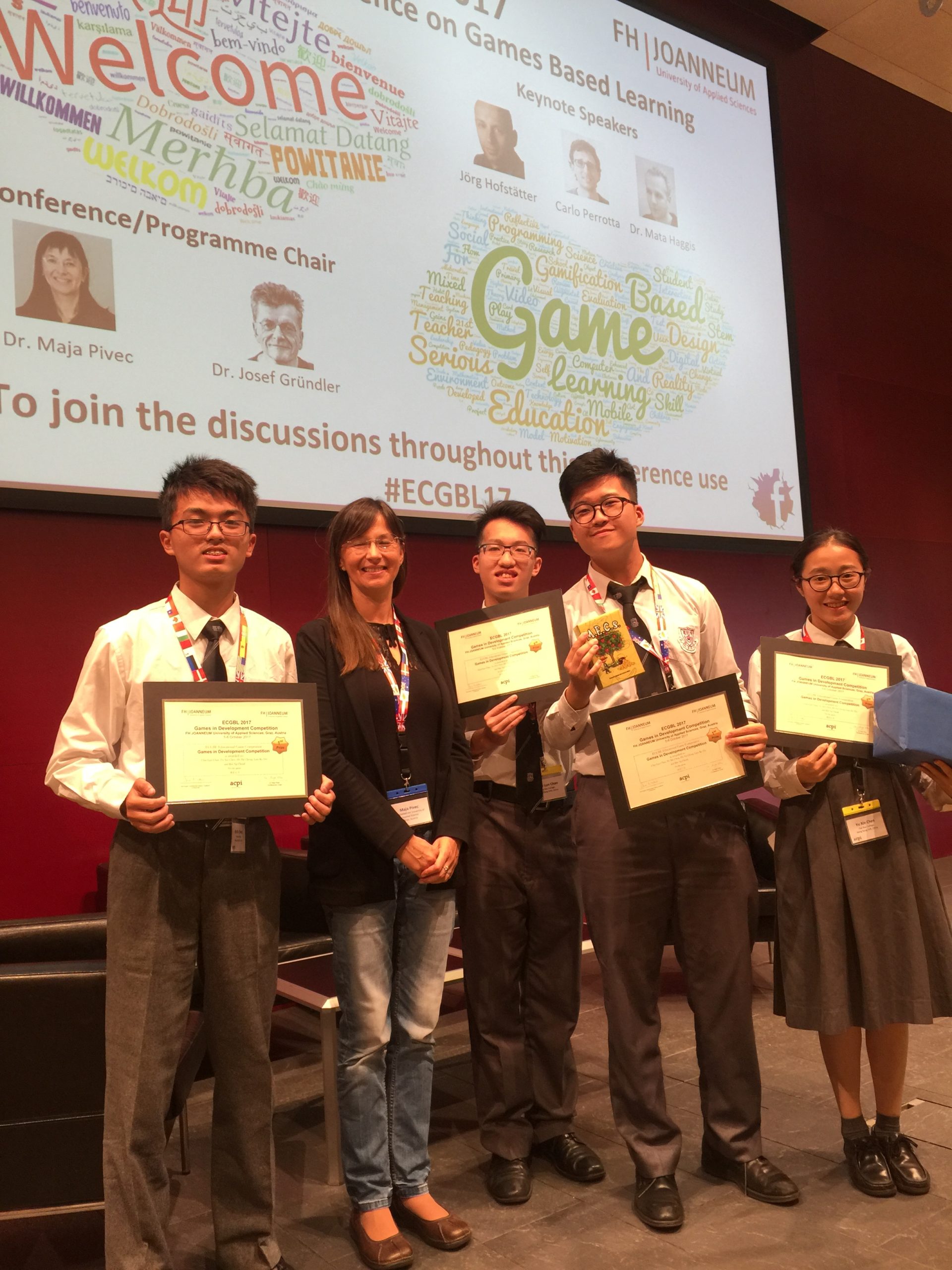 5th International Educational Games Competition at ECGBL 2017 - 萬鈞伯裘書院